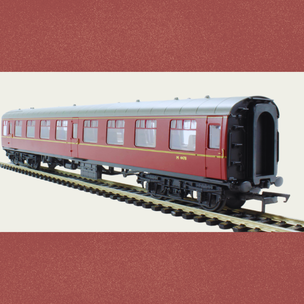 Hornby - R4627 - BR Mk1 - Second Open Coach - M4478 - BR Maroon - OO G ...